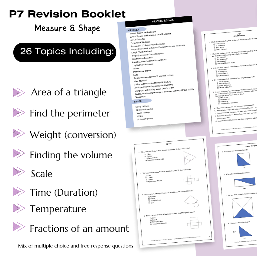 Measure and Shape Booklet | SEAG Resources